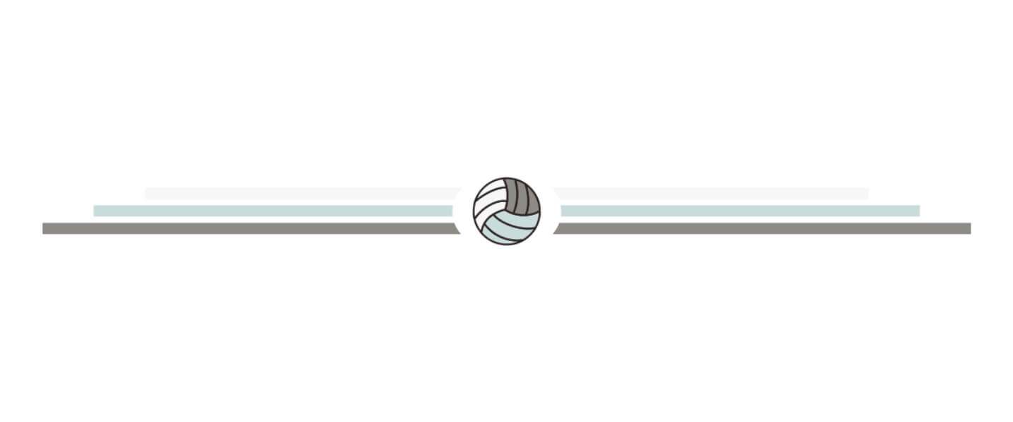Download Minimalist Volleyball Design Borders & Corners Online ...