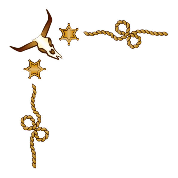 Download Western Themed Decoration Borders & Corners Online - Creative ...