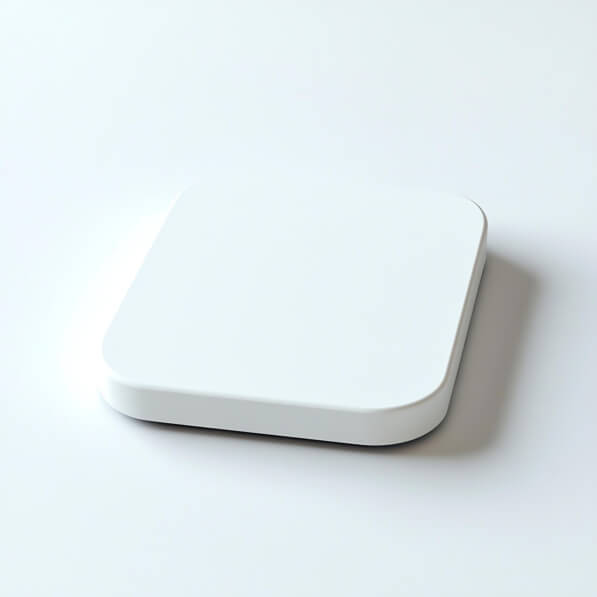 Descarga Objeto blanco moderno sobre fondo minimalista Mockups En Línea ...