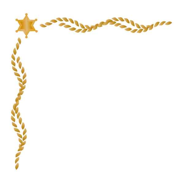 Download Decorative Border with Sheriff Star Borders & Corners Online ...