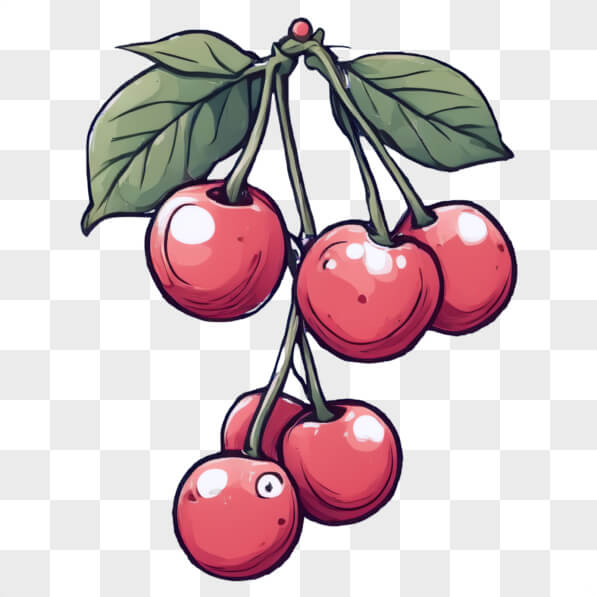Download Illustration of Cherries Cartoons Online - Creative Fabrica