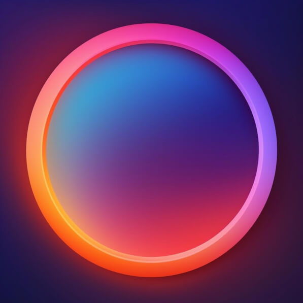 Descarga Círculo de Gradiente Colorido Fondos En Línea - Creative Fabrica