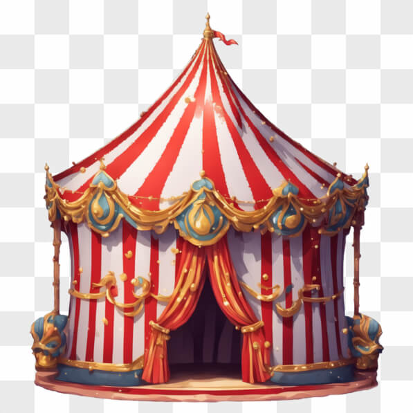 Download Vibrant Circus Tent Cartoons Online - Creative Fabrica