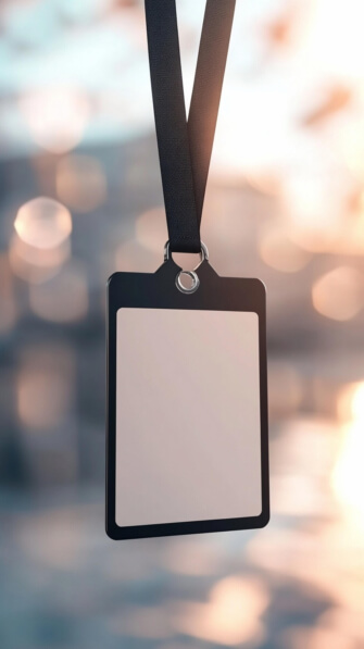 Télécharger Badge d'identité vierge sur cordon Mockups En Ligne ...