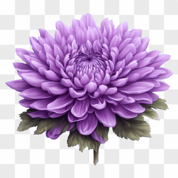 Descarga Crisantemo Morado Vibrante Cartoons En Línea - Creative Fabrica