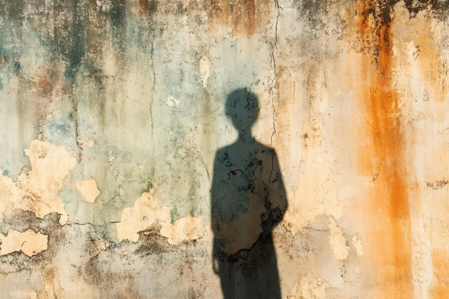 Download Schaduw op een verweerd muur Achtergronden online op Creative ...