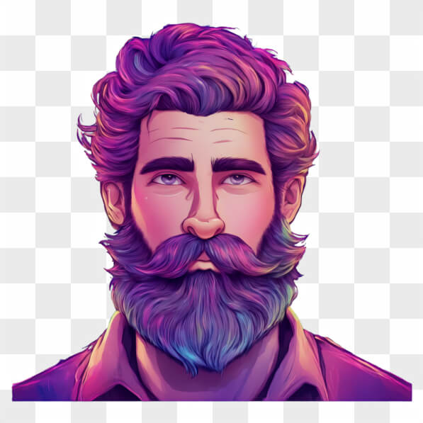 Download Stylized portrait of a man Cartoons Online - Creative Fabrica