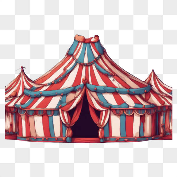 Descarga Carpa de circo colorida Cartoons En Línea - Creative Fabrica