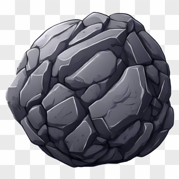 Download Spherical Rock Composed of Angular Stones Cartoons Online ...