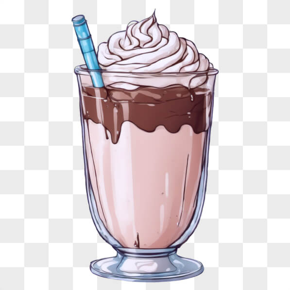 Download Delicious Chocolate Milkshake Cartoons Online - Creative Fabrica