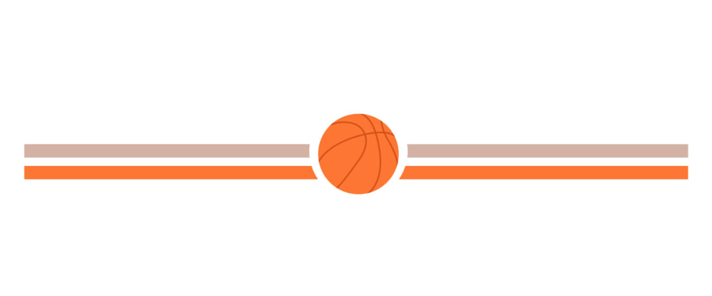 Download Stylized Basketball Illustration Borders & Corners Online ...