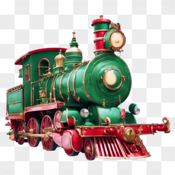 Download Ornate Steam Locomotive Cartoons Online - Creative Fabrica