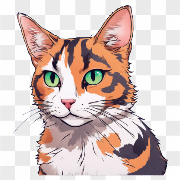 Descarga Ilustración de gato calico Cartoons En Línea - Creative Fabrica