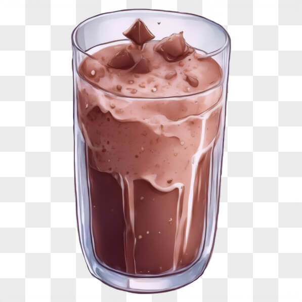 Download Chocolate Shake with Chocolate Chips Cartoons Online ...