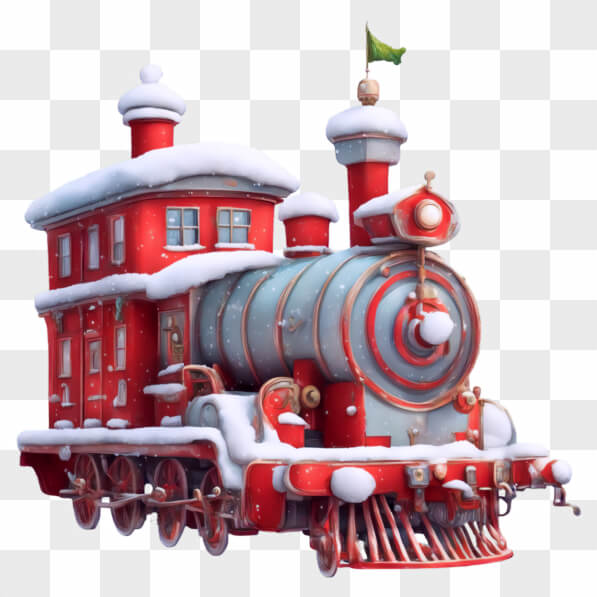 Christmas Train Cartoon Images - Free Download on Creative Fabrica