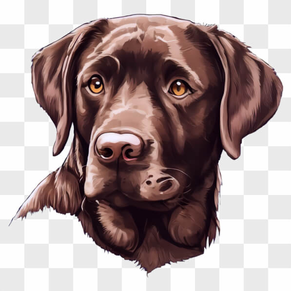 Descarga Ilustración de Labrador Retriever de chocolate Cartoons En ...