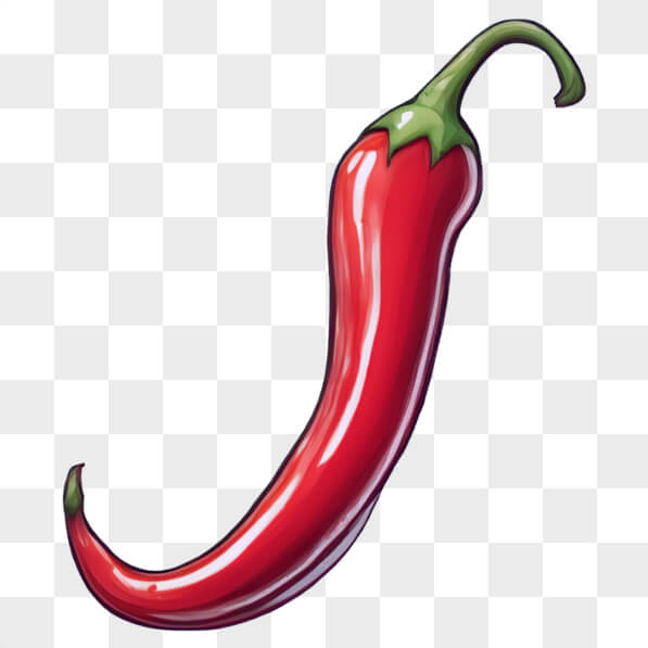 Download Single Red Chili Pepper Cartoons Online - Creative Fabrica