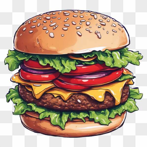 Cheeseburger Cartoon Images - Free Download on Creative Fabrica