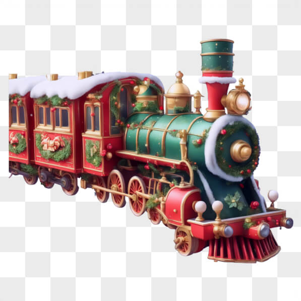 Download Festive Vintage Steam Locomotive Cartoons Online - Creative ...