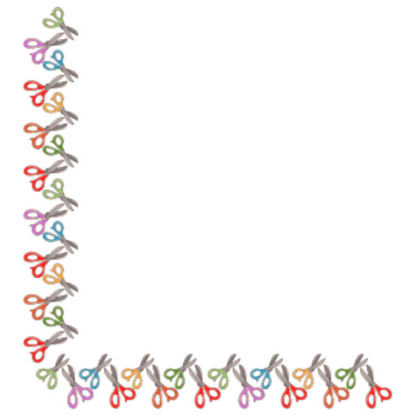 Download Colorful Scissors Decorative Border Borders & Corners Online ...