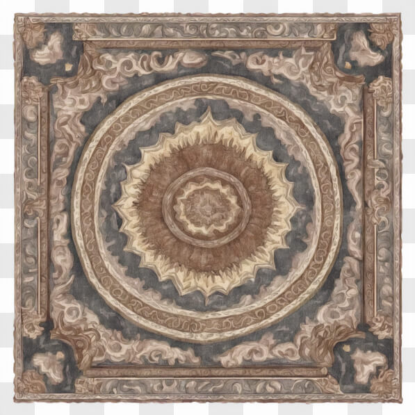 Download Intricate Circular Ceiling Design Cartoons Online - Creative ...