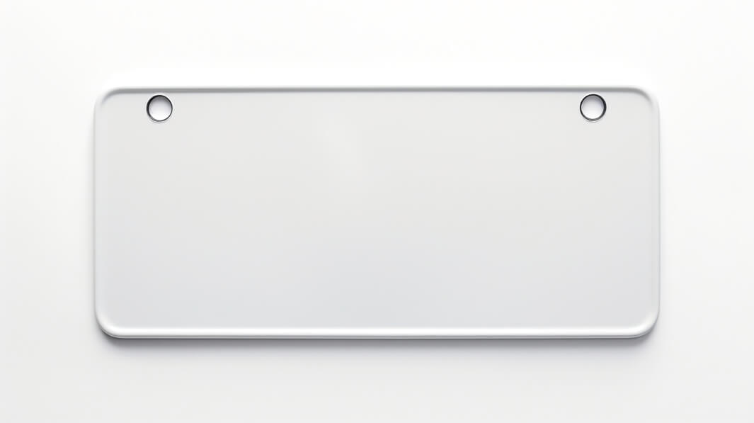 Download Blank License Plate on White Background Mockups Online ...