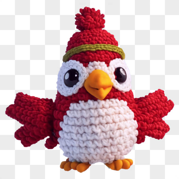 Download Whimsical Stuffed Red Bird Cartoons Online - Creative Fabrica