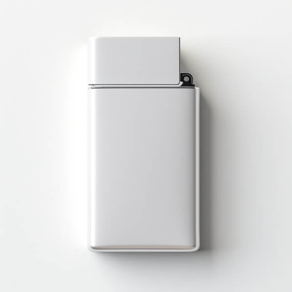 Descarga Encendedor blanco moderno sobre fondo blanco Mockups En Línea ...