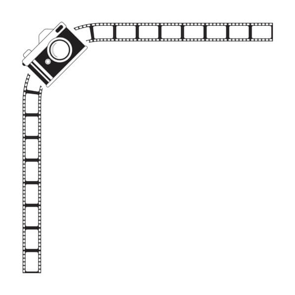 Download Vintage Camera and Film Strip Illustration Borders & Corners ...
