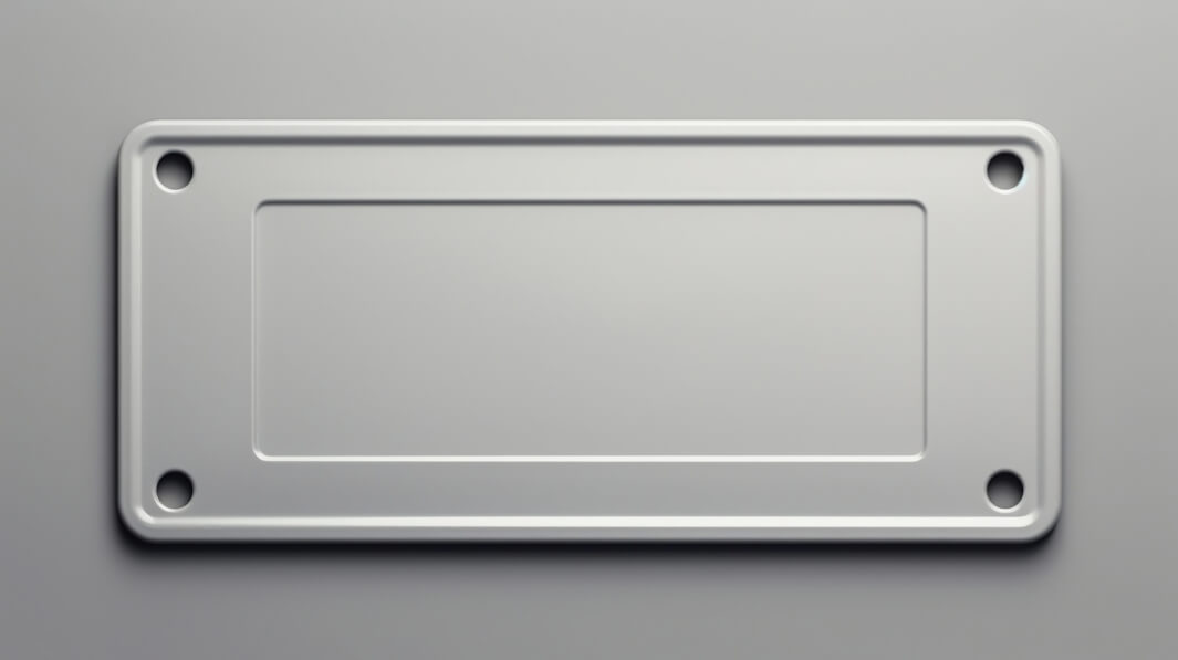 Download Blank Metallic License Plate Mockups Online - Creative Fabrica