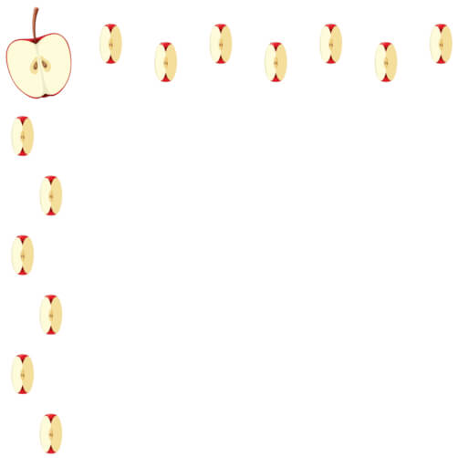 Download Decorative Apple Border Design Borders & Corners Online ...