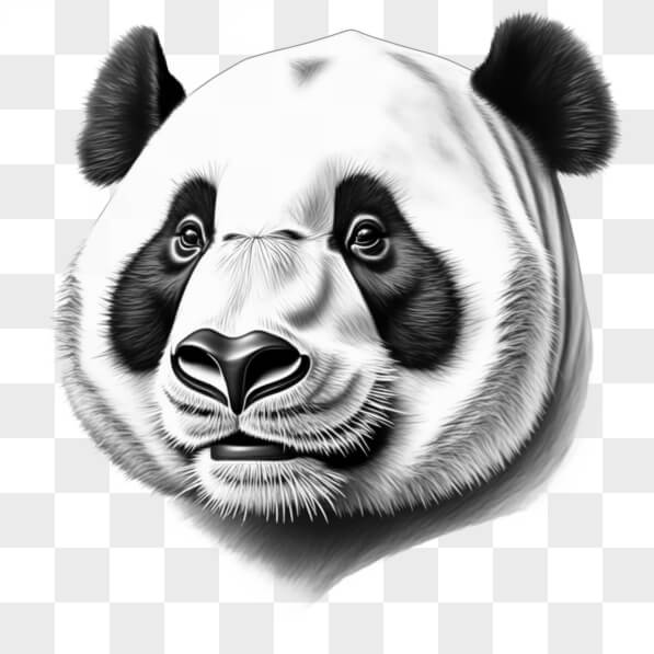 Descarga Ilustración de una cara de panda Bocetos En Línea - Creative ...