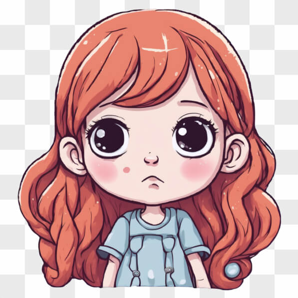 Descarga Personaje de dibujos animados lindo con cabello naranja ...