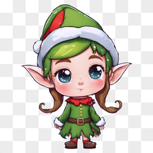 Download Cute Cartoon Elf Character Cartoons Online - Creative Fabrica
