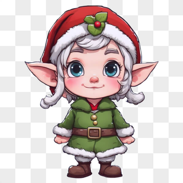 Download Cheerful Cartoon Elf Character Cartoons Online - Creative Fabrica