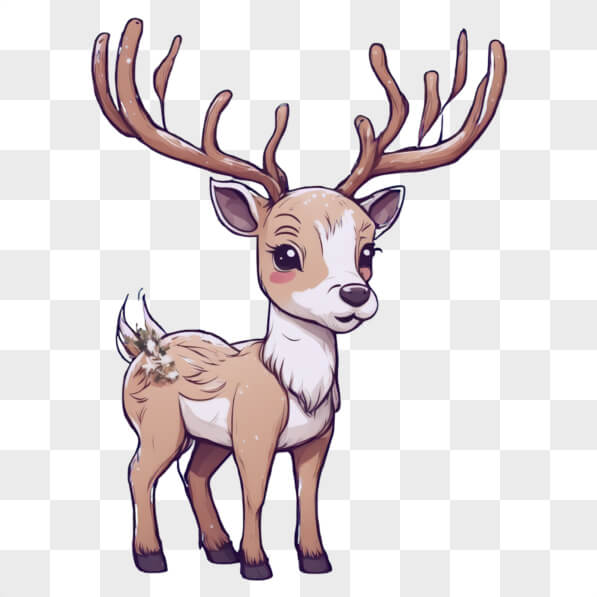 Scarica Personaggio di cervo in stile cartone animato Cartoni animati ...