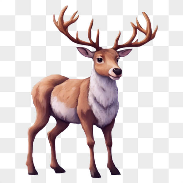 Download Stylized Cartoon Deer Cartoons Online - Creative Fabrica