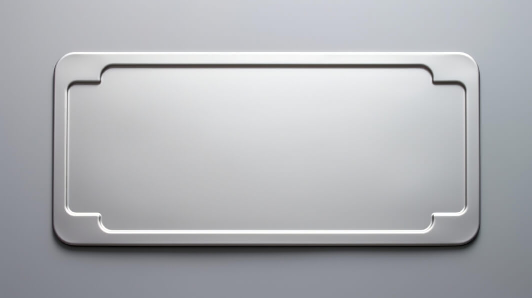 Baixe Placa Metálica Minimalista Mockups - Creative Fabrica