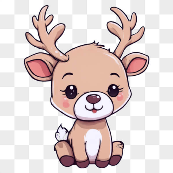 Download Cute Cartoon Deer Cartoons Online - Creative Fabrica