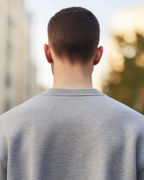 Download Back View of a Person in Urban Setting Mockups Online ...