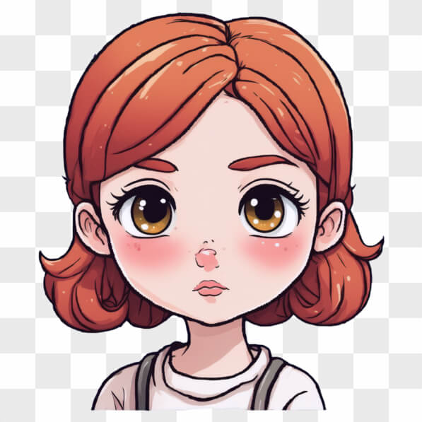 Download Stylized Animated Character with Red Hair Cartoons Online ...