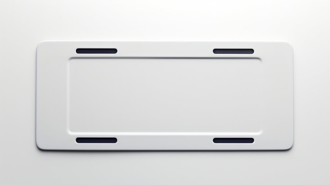 Download White License Plate Frame Mockups Online - Creative Fabrica