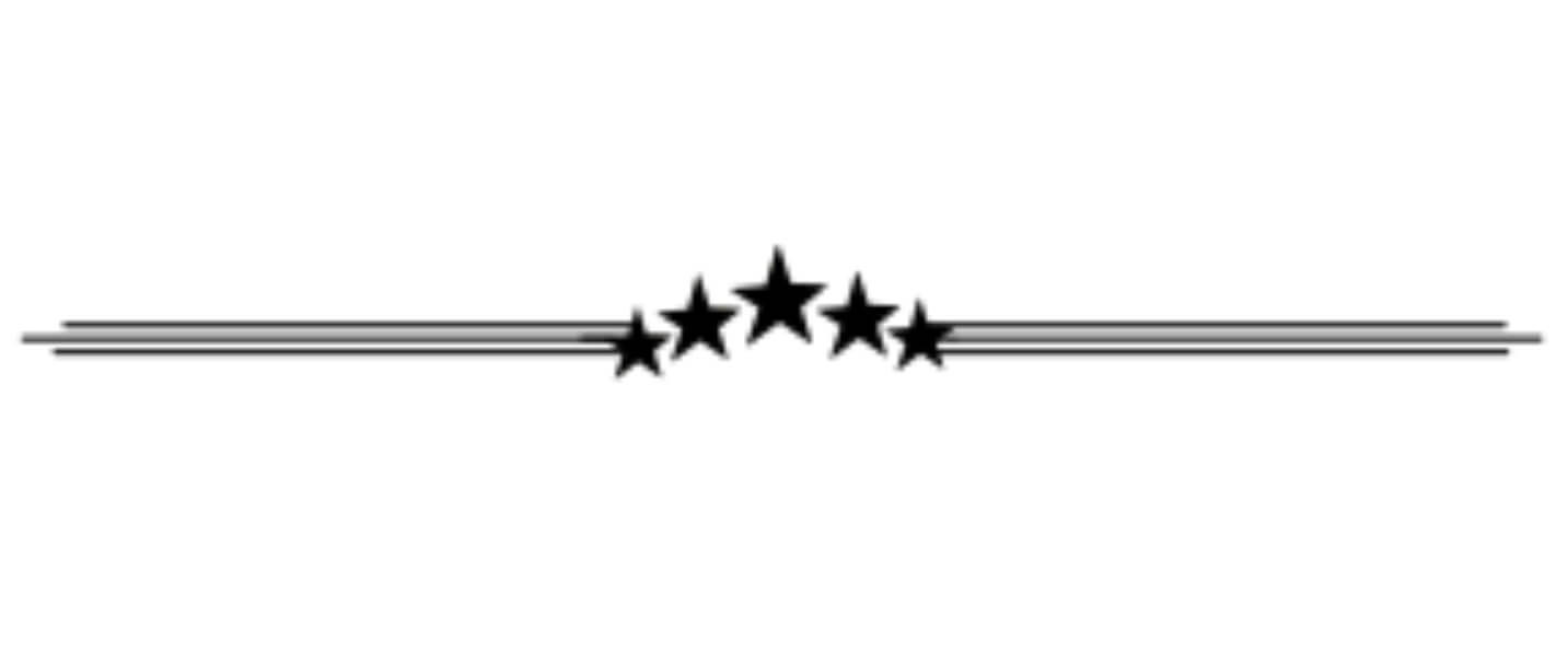 Download Decorative Line Separator with Stars Borders & Corners Online ...