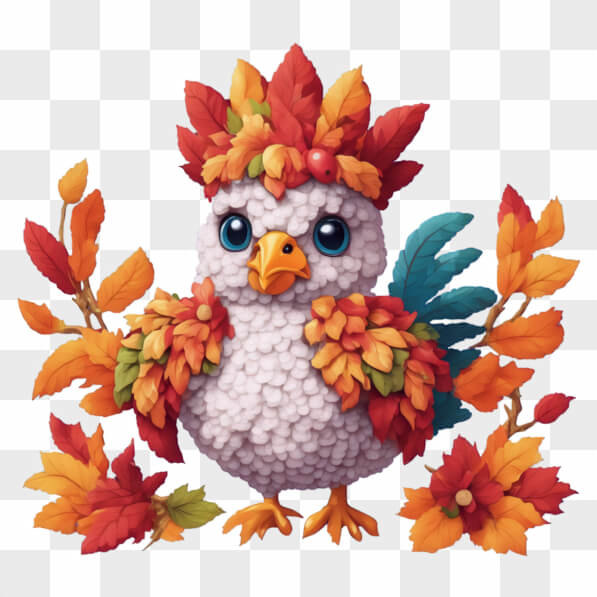 Download Cute Autumn Bird Illustration Cartoons Online - Creative Fabrica