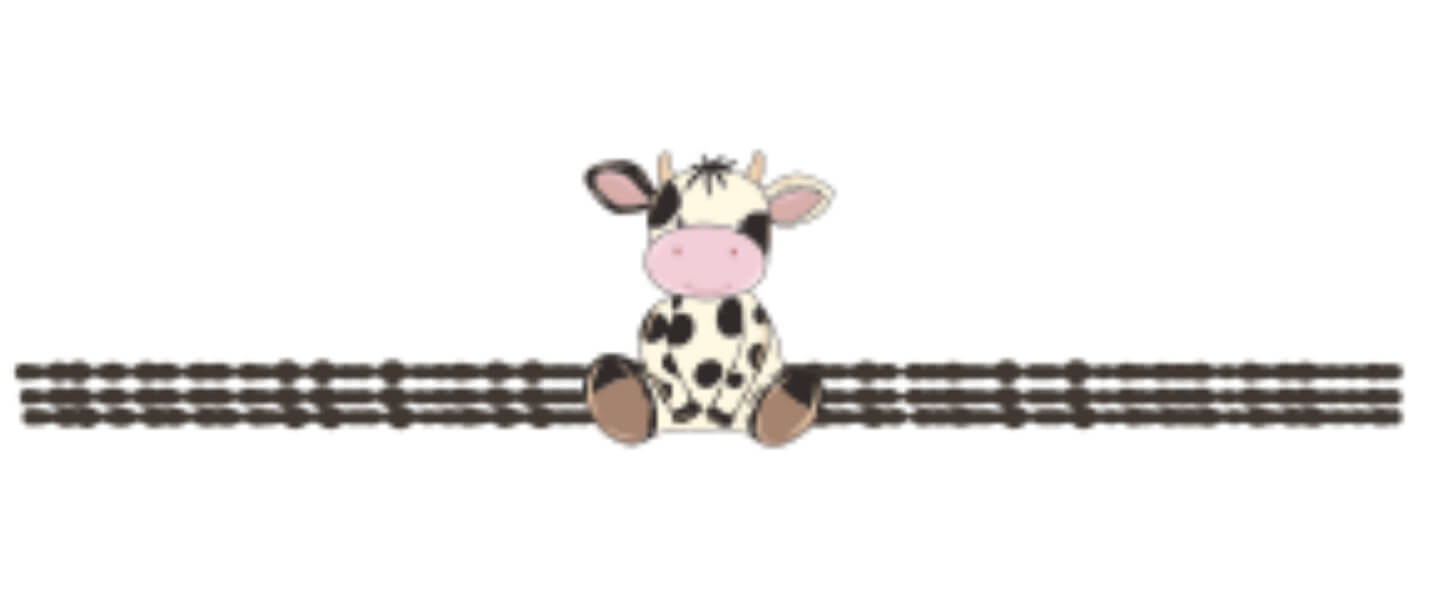Download Cartoon Cow with Decorative Border Borders & Corners Online ...