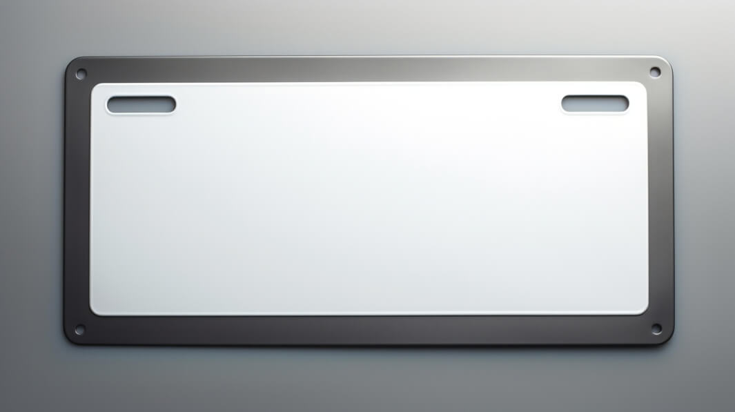 Download Blank License Plate Frame Mockups Online - Creative Fabrica