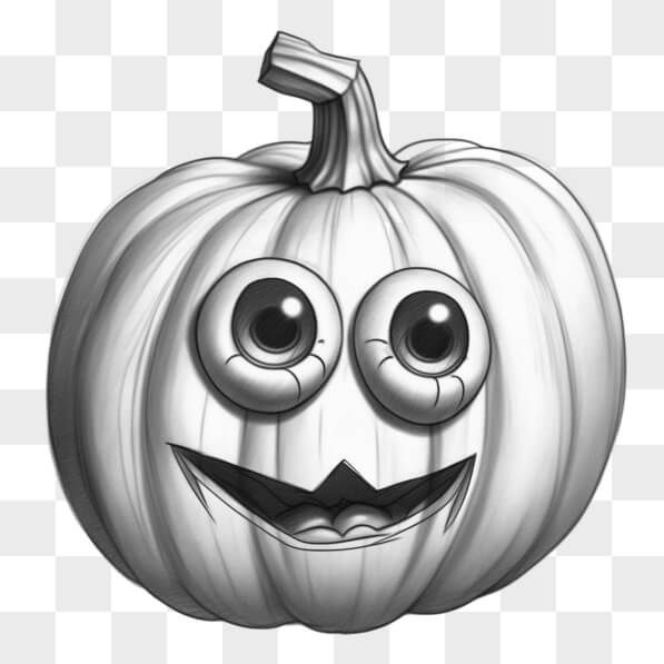Download Cheerful Cartoon Pumpkin Sketches Online - Creative Fabrica