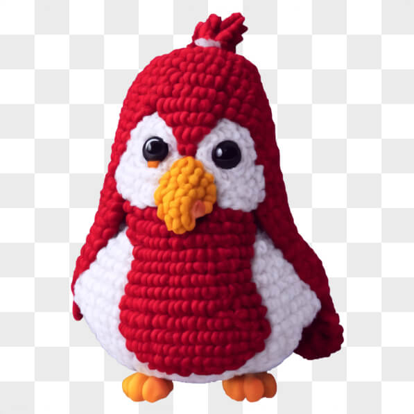 Download Plush Red Penguin Toy Cartoons Online - Creative Fabrica