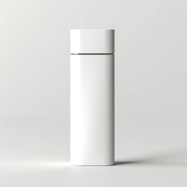 Download Minimalist White Cylindrical Container Mockups Online ...