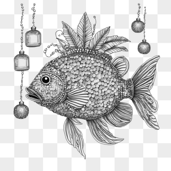Download Intricate Fish Illustration Sketches Online - Creative Fabrica